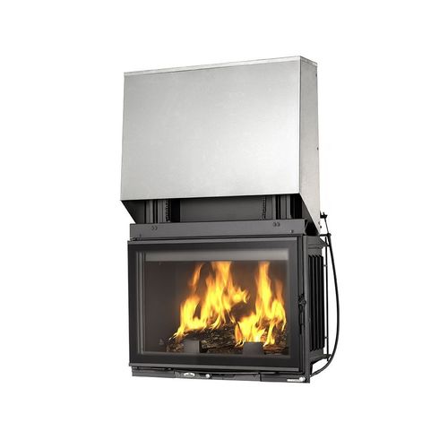 Chimenea insertable de leña - C801RVE - Cheminées de Chazelles