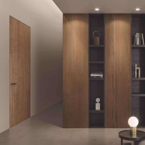 Puerta de interior - FILOMURO ONDA ROVERE TERRA E LACCATO NERO ...