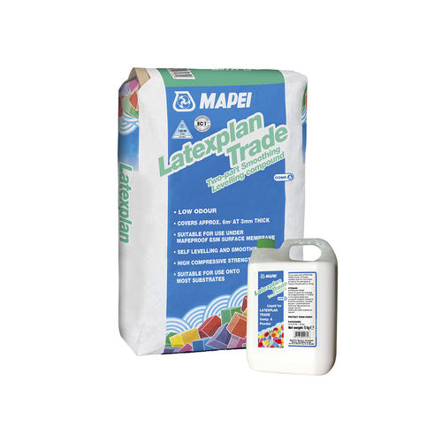 Enlucido para lustrado - LATEXPLAN TRADE - MAPEI - de suelo / liso