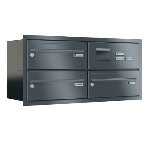 Buzón empotrado - ECONOMY CLASS - Ju-Metall- warenfabrik - colectivo ...