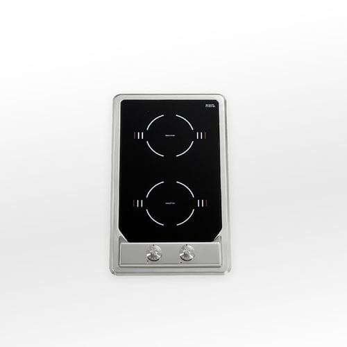 Placa de cocina de inducción - F 530/2EI - ALPES-INOX - 2 fuegos ...