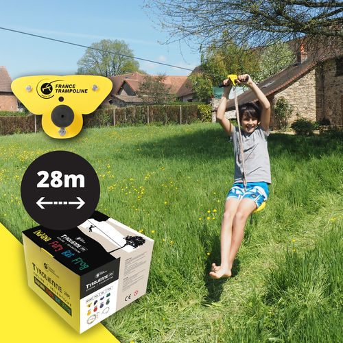 Tirolina para parque infantil - TYROLIENNE INDIANA - France Trampoline