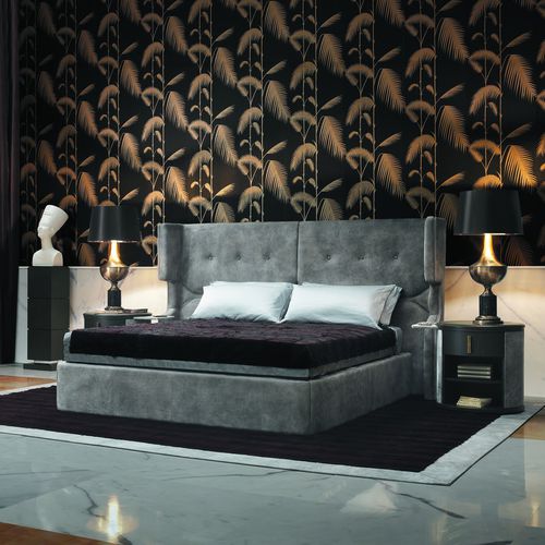 Cama de matrimonio - MASTER: WILLIAM - SMANIA - clásica / tapizada / de ...