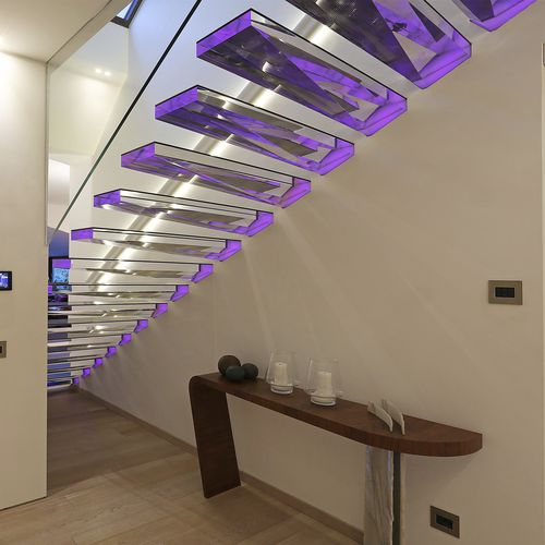 Escalera recta - DIAMOND - Siller Stairs - con peldaños de fibra ...