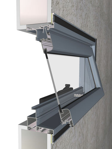 Ventana de aluminio - FACE FIX - Wintec Aluminium Windows & Doors ...