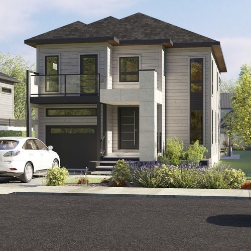 Casa de madera apilada - Surrey - TIMBER BLOCK - ecológica ...