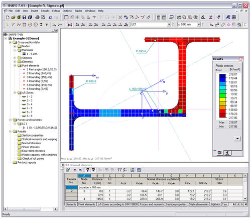 Programa de análisis estructural - SHAPE-THIN 7.XX - DLUBAL GMBH ING ...
