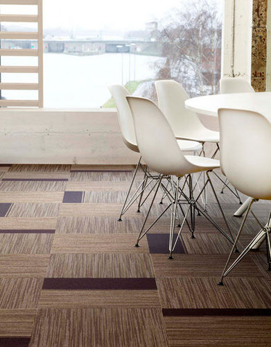 Moqueta tufting - REVERSE 100 - MODULYSS - de bucles / sintética / para ...