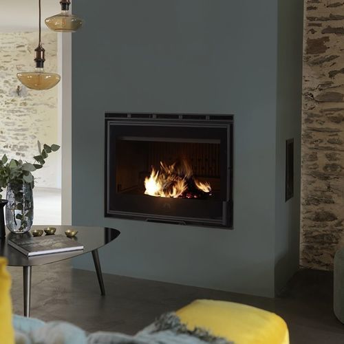 Chimenea insertable de leña - JOYAU 65 Vision HPE Turbo - DEVILLE - de ...