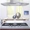 Placa de cocina de gas - KFGS366VSS - KitchenAid - 5 fuegos ...